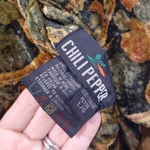 Chili Pepper | Jackets & Coats | Retro 8s Velvet And Nylon Reversible ...